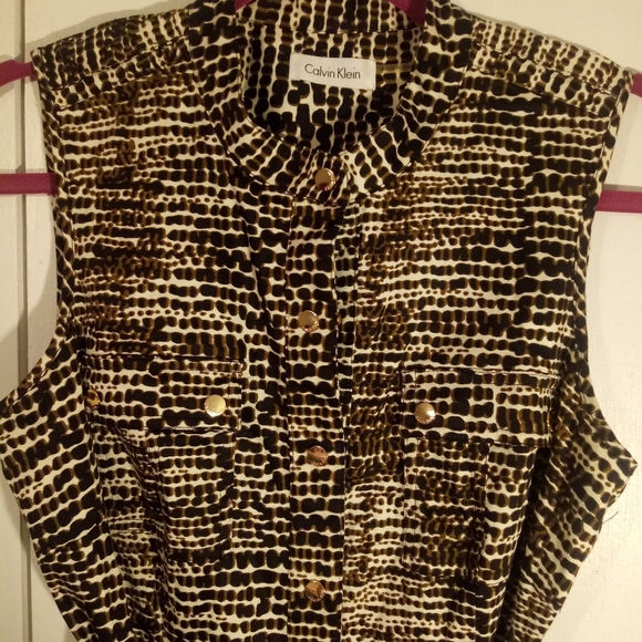 Calvin Klein | Dresses | Calvin Klein Animal Print Dress | Poshmark